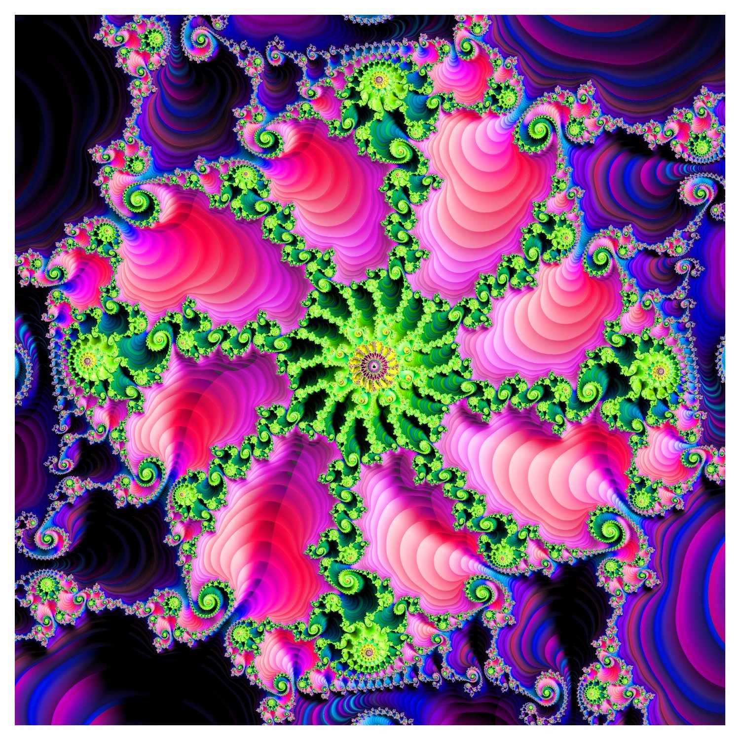 Solve Inside the Fractal Universe 45 jigsaw puzzle online with 225 pieces