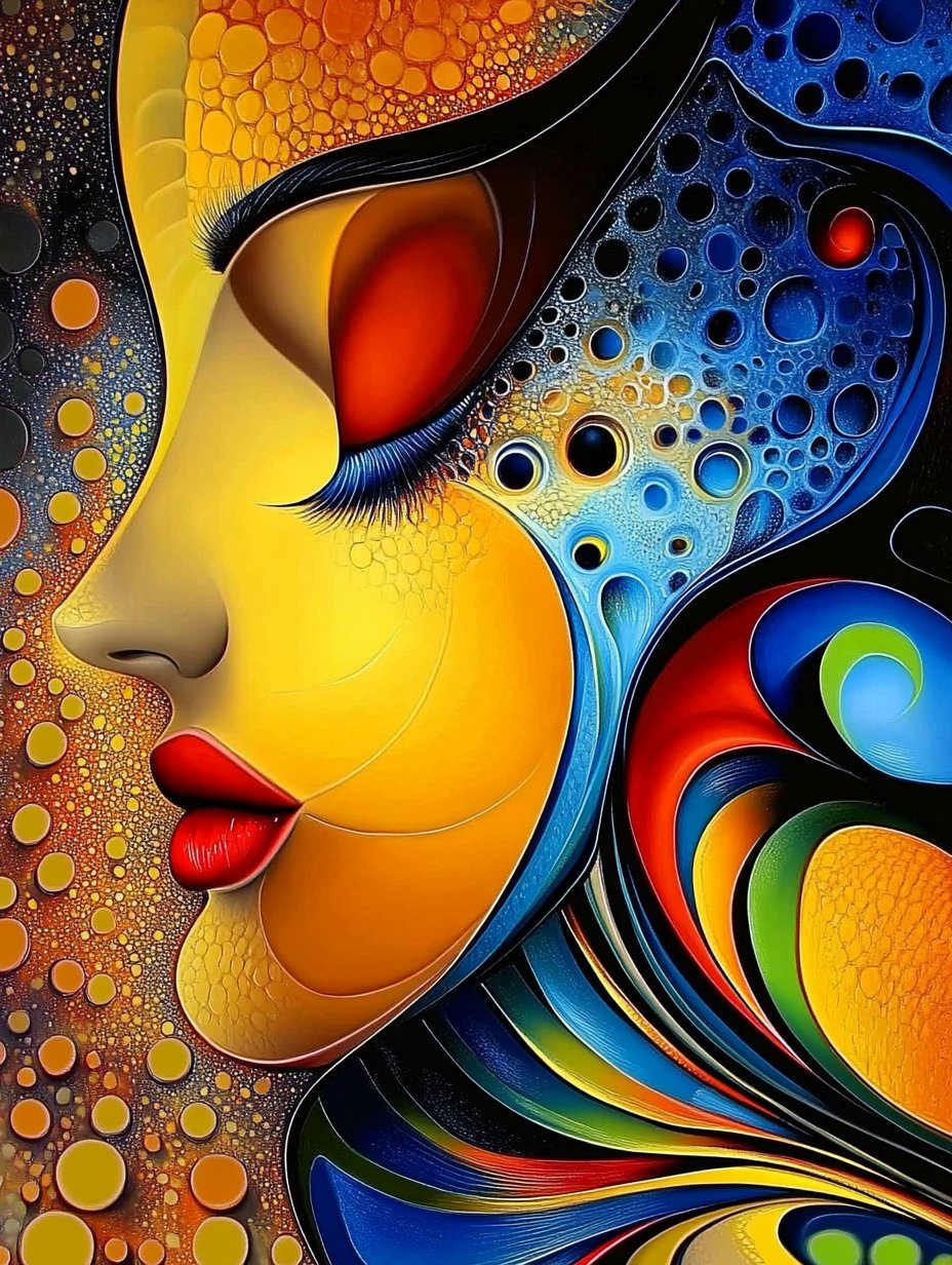 Solve 𝘼𝙗𝙨𝙩𝙧𝙖𝙘𝙩 𝘿𝙧𝙚𝙖𝙢𝙨𝙘𝙖𝙥𝙚 🌈 jigsaw puzzle online with 130 pieces