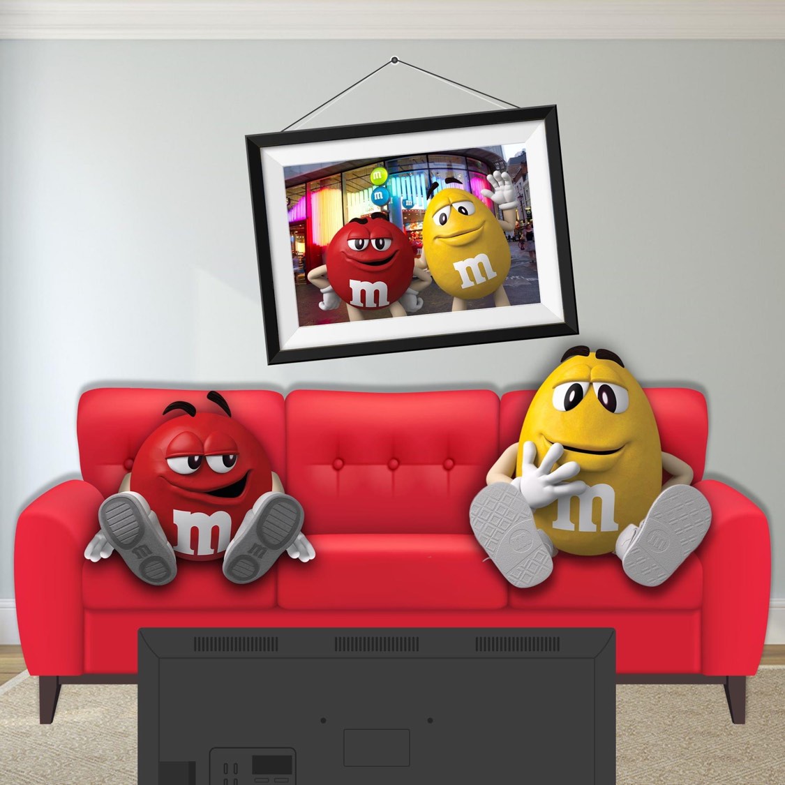 Solve M&Ms jigsaw puzzle online with 81 pieces
