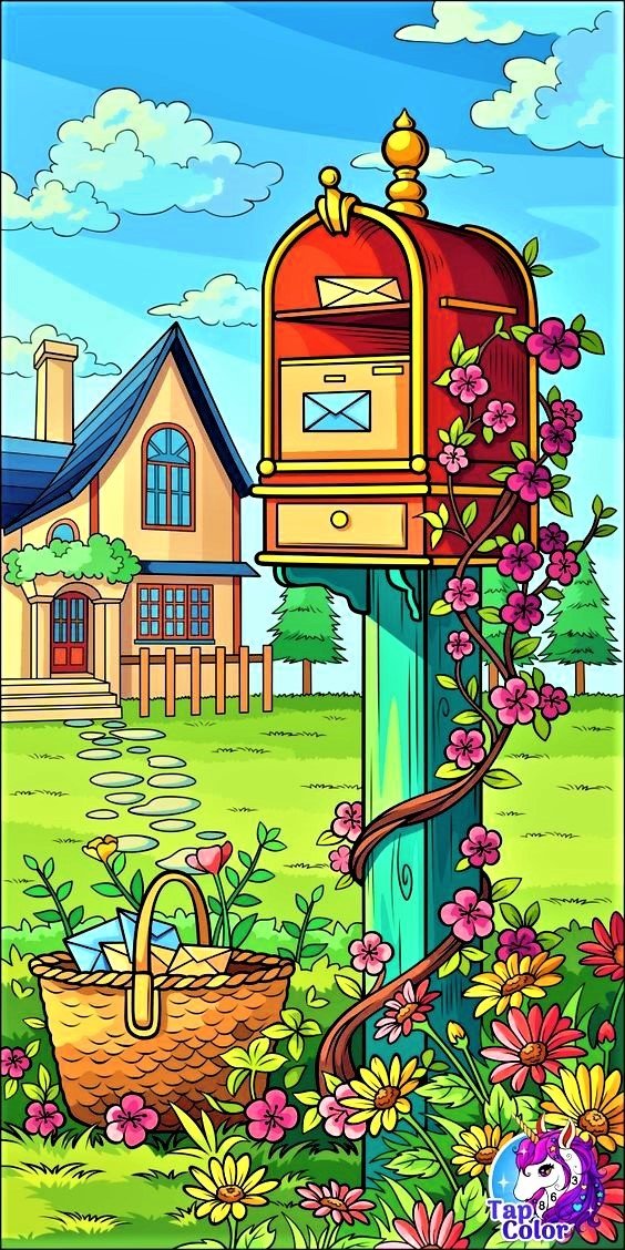 Solve Letter box jigsaw puzzle online with 66 pieces