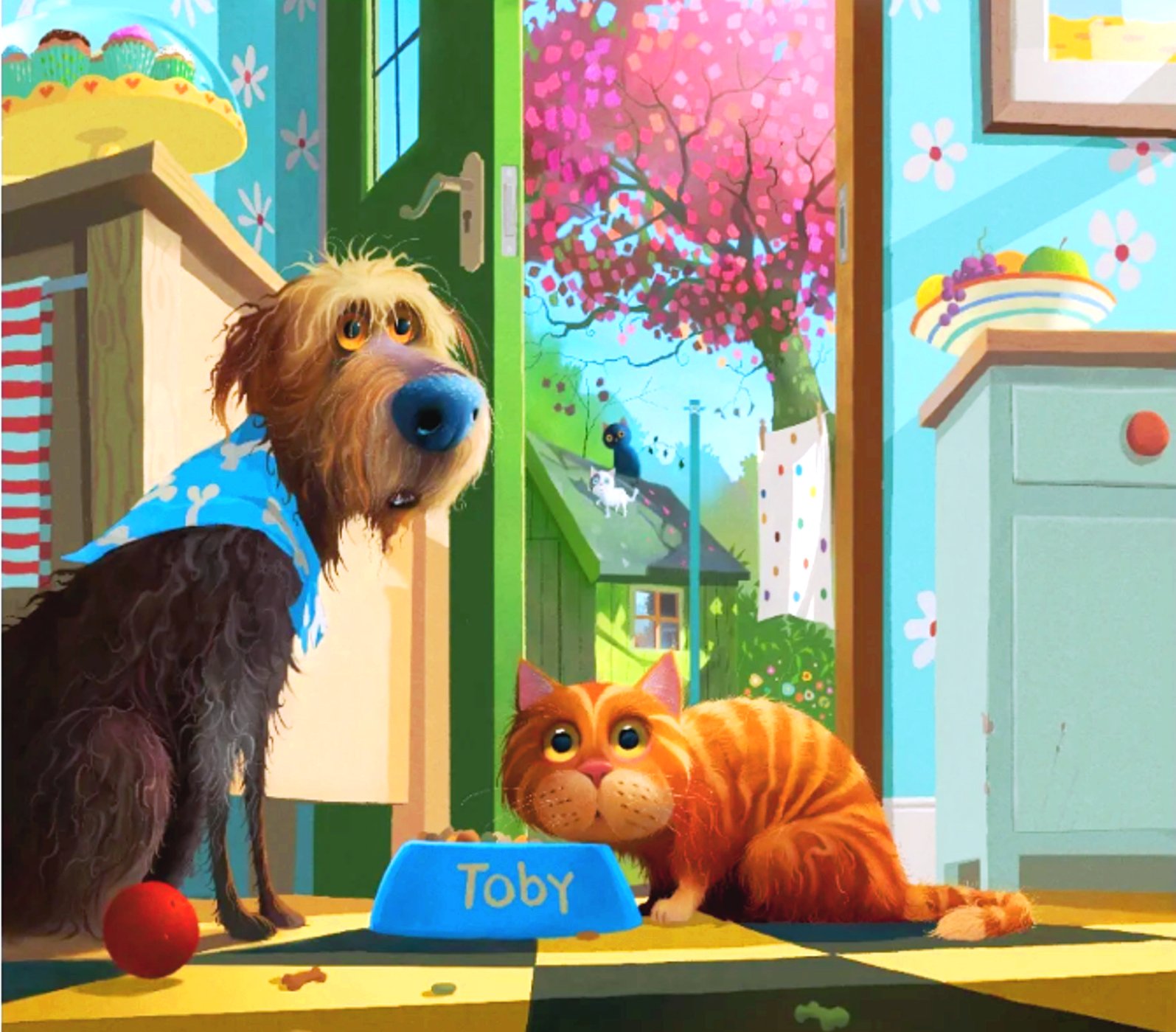 Solve Just stop by ...say HELLOooo jigsaw puzzle online with 357 pieces