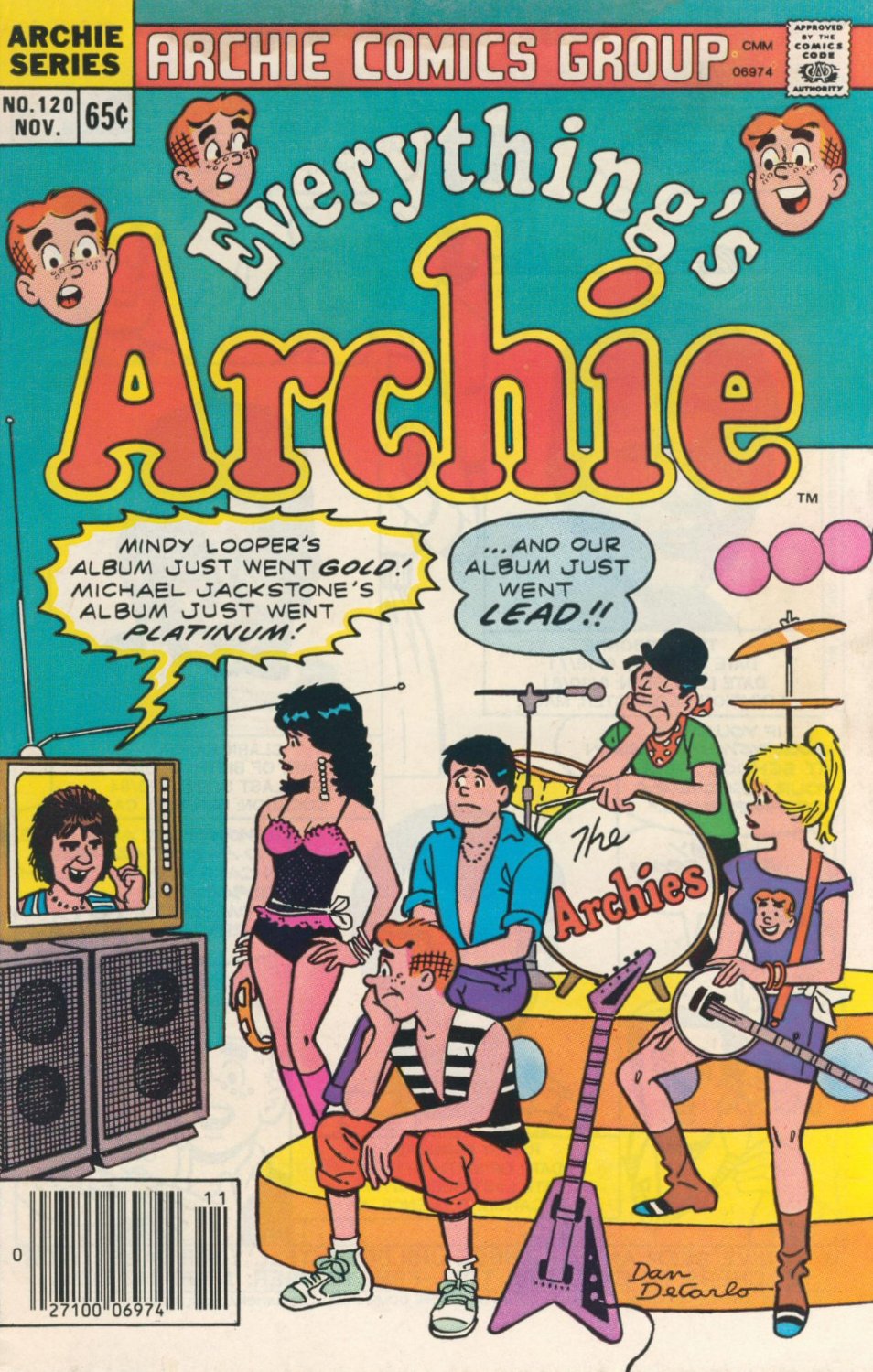Solve Everything's Archie (Nov 1985) jigsaw puzzle online with 308 pieces