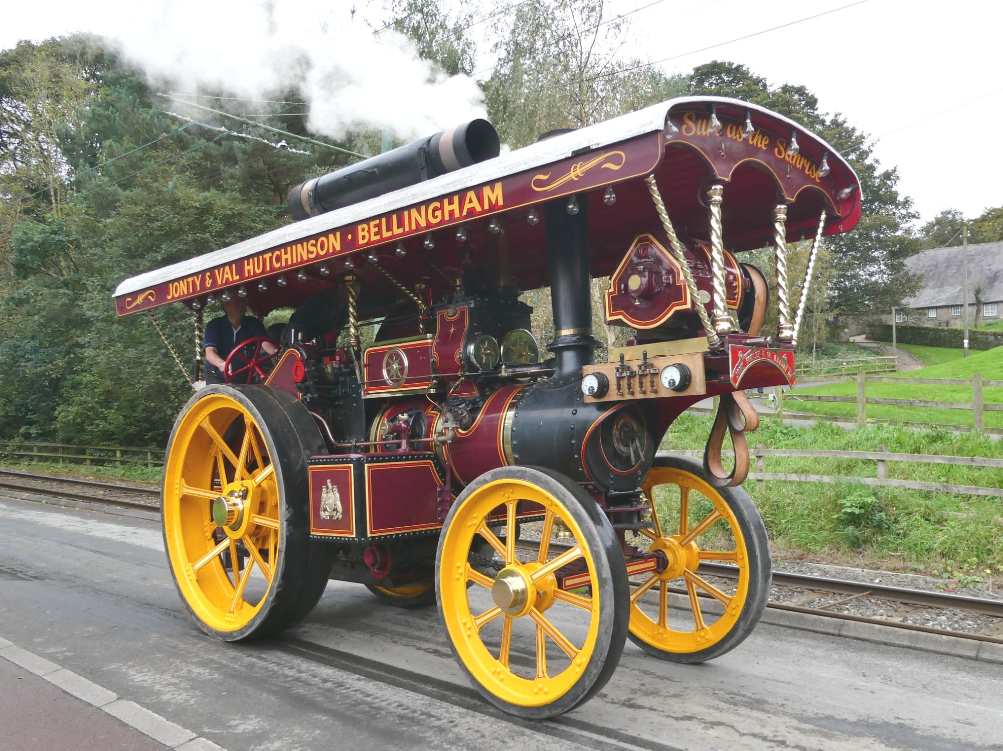 Solve Fowler Showman's Tractor No.16971 'Murphy' jigsaw puzzle online ...