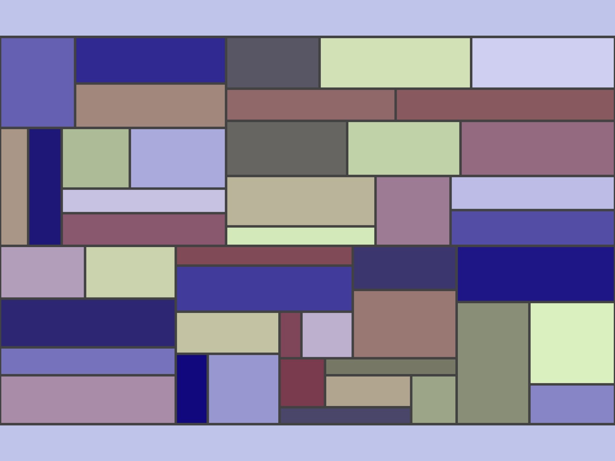 Solve 45 Rectangles 07 jigsaw puzzle online with 108 pieces