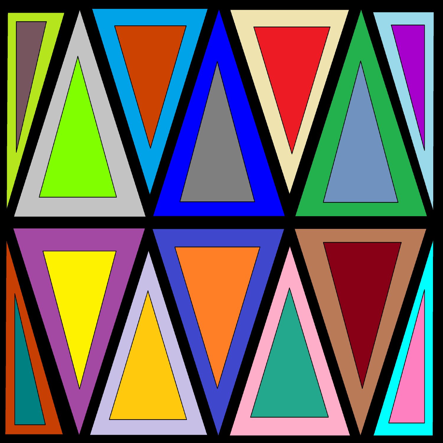 Solve triangle jigsaw puzzle online with 144 pieces
