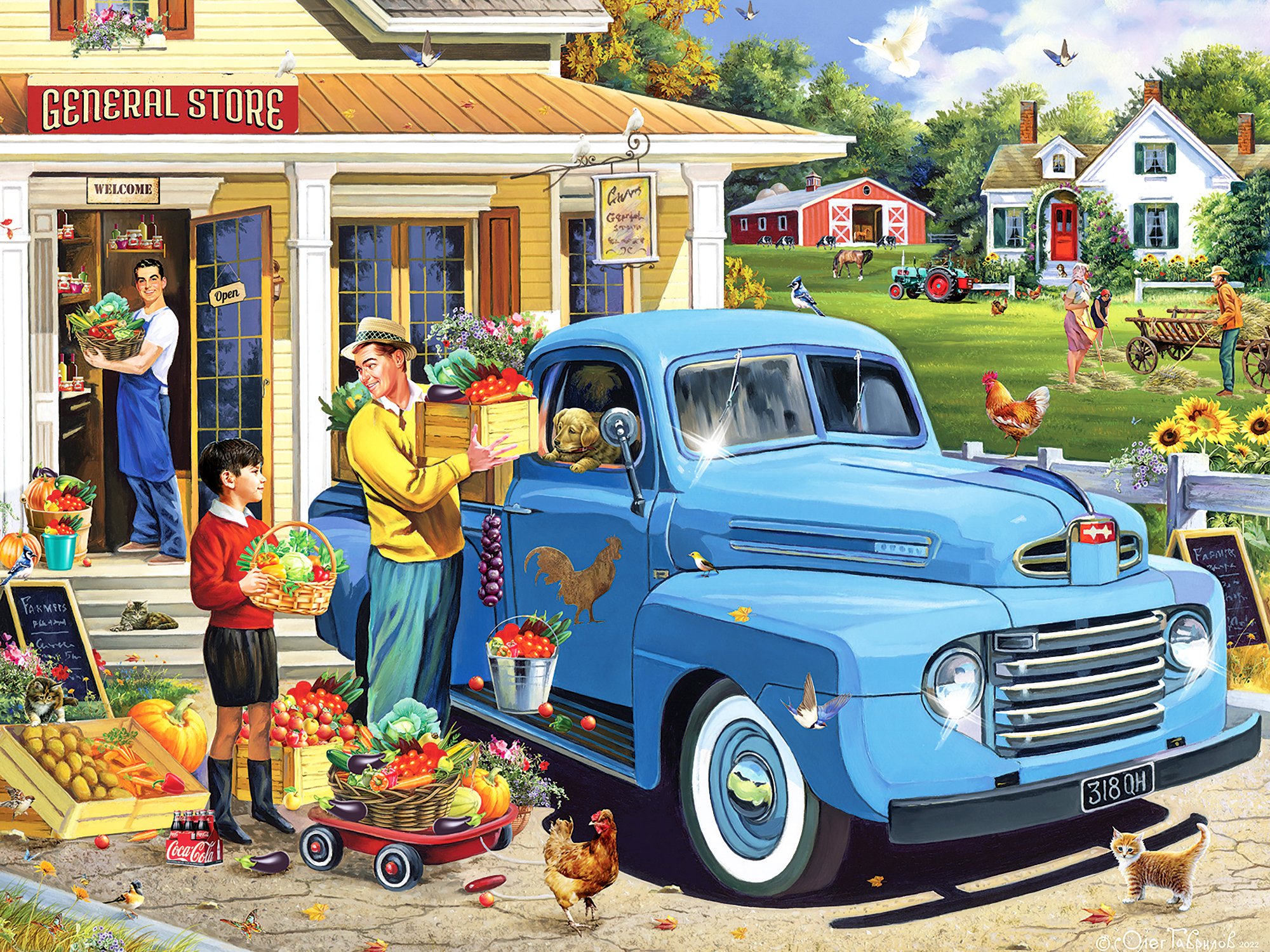 Solve elivery To The General Store jigsaw puzzle online with 352 pieces