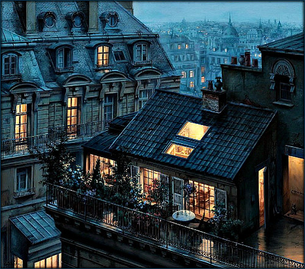 Jigsaw Puzzle | 156 pieces | ROOFTOP HIDEOUT / CACHETTE SUR TOIT | Jigidi