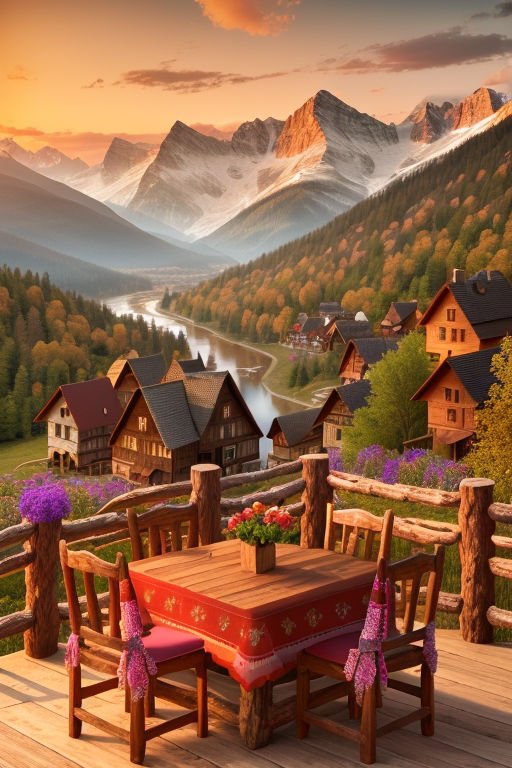 Solve Wonderful view over the valley jigsaw puzzle online with 70 pieces