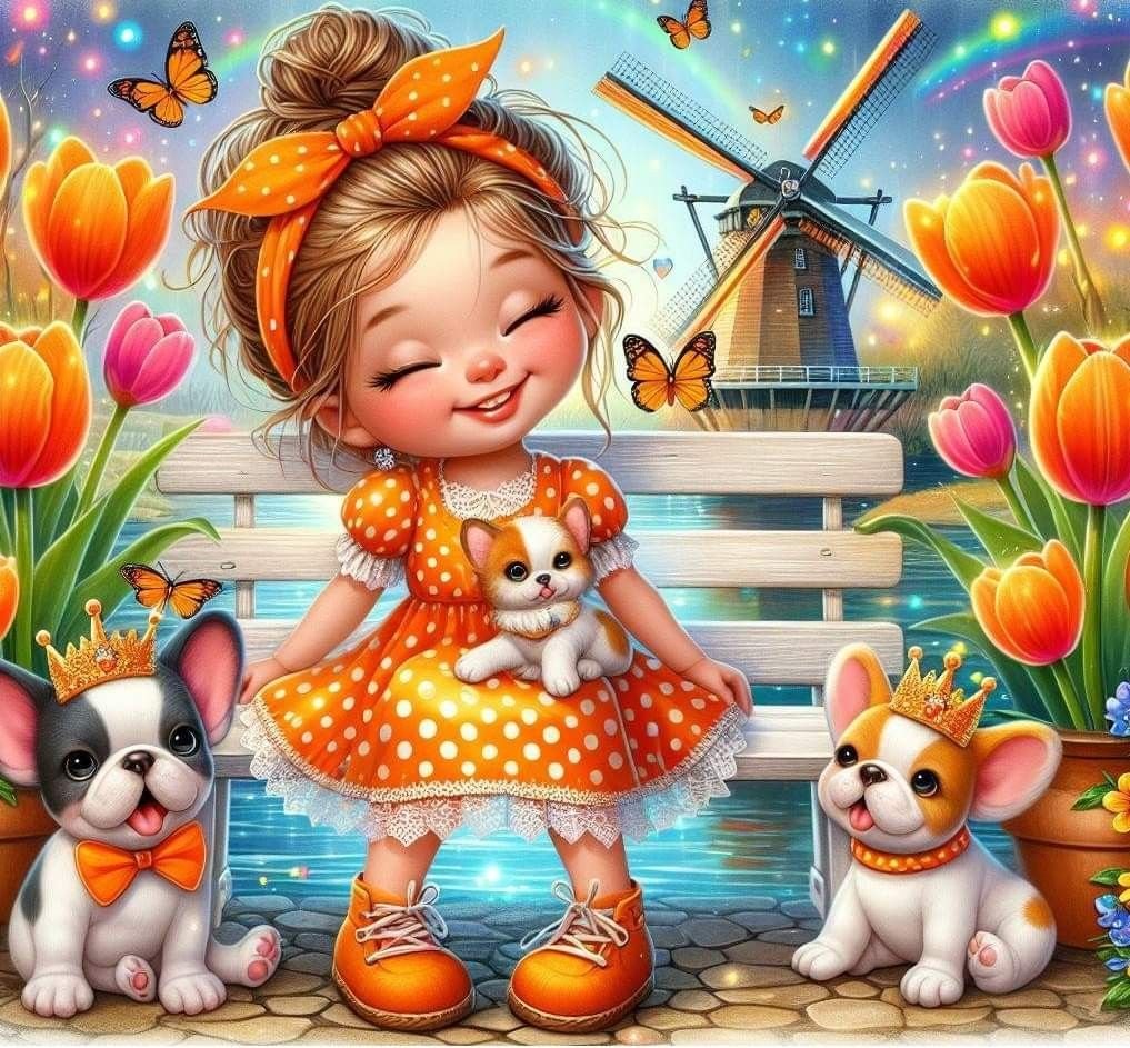 Solve Dutch Smiles jigsaw puzzle online with 72 pieces