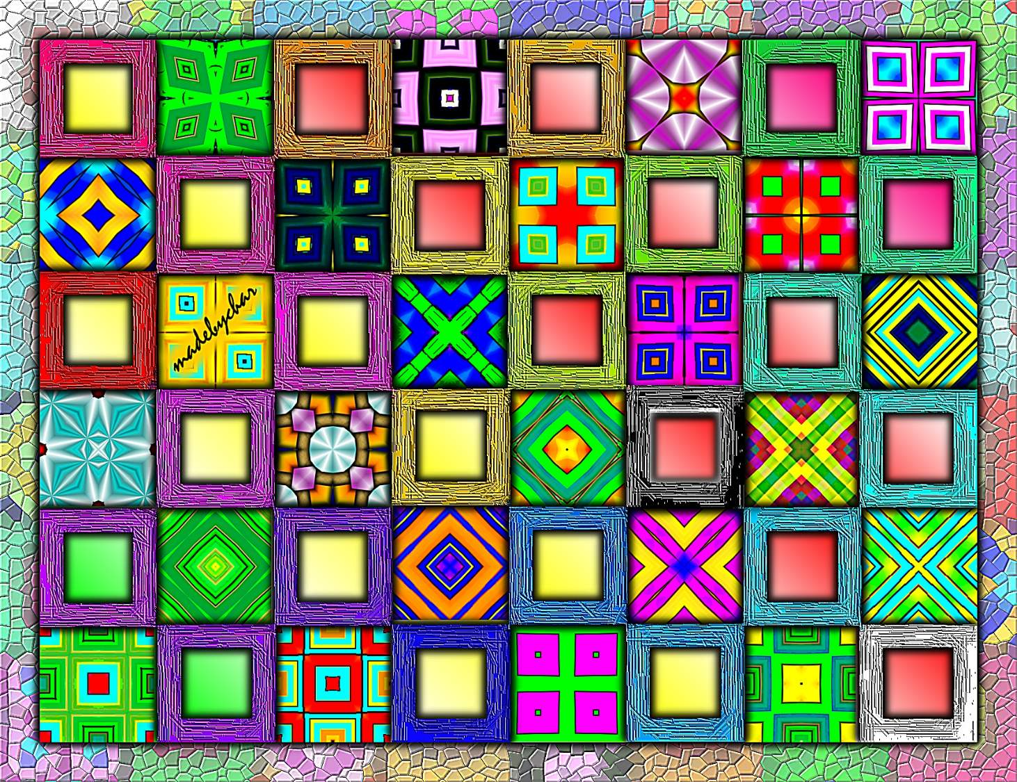 Solve Pixel Mixer Incident.... jigsaw puzzle online with 99 pieces