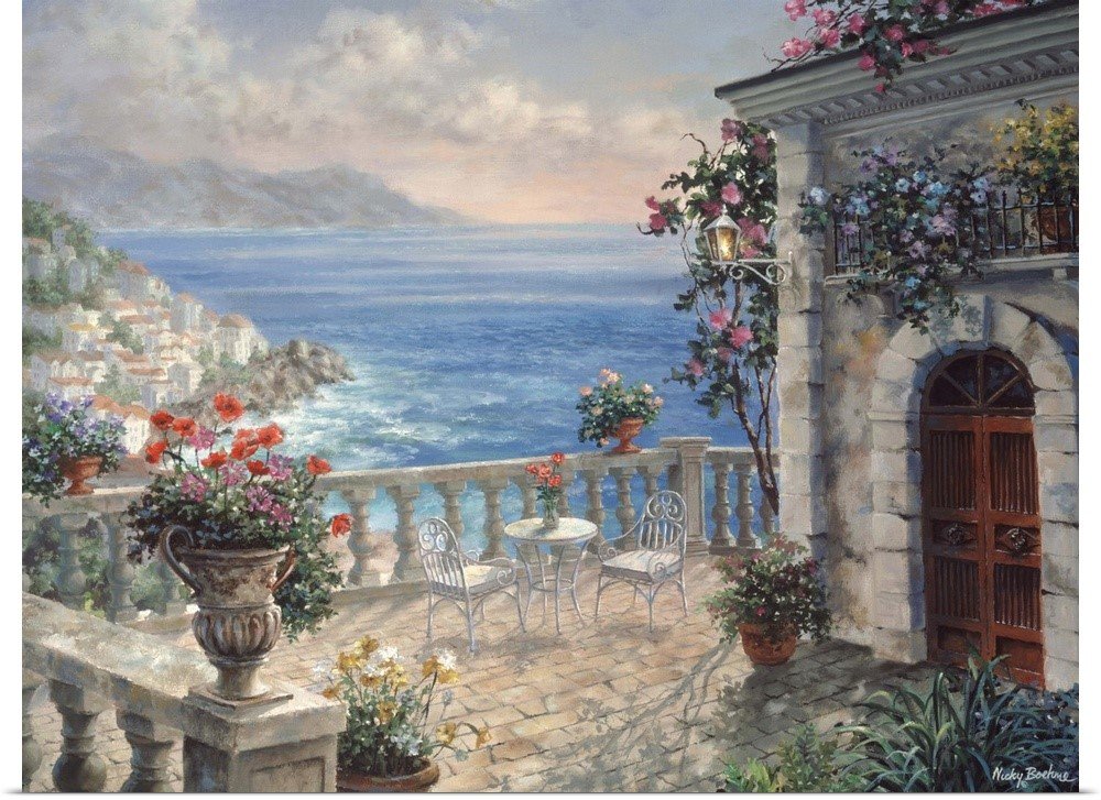 Solve Mediterranean Elegance by Nicky Boehme jigsaw puzzle online with ...