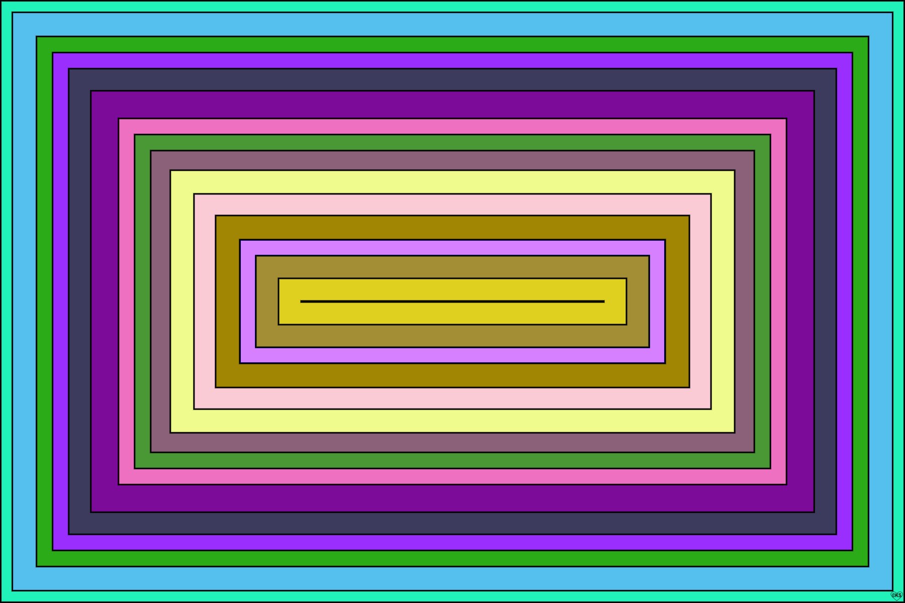 Solve Concentric Rectangles!! ~ H jigsaw puzzle online with 600 pieces