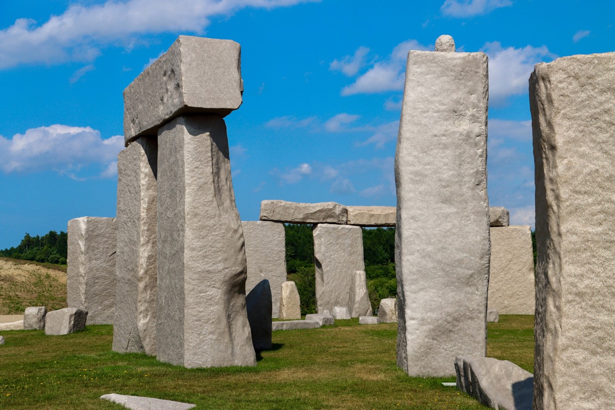 Solve Blue Sky Over Stonehenge in Hokkaido jigsaw puzzle online with 70 ...