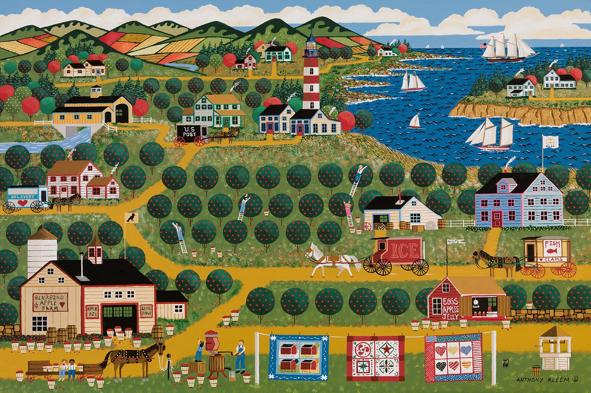 Solve Apple Cove jigsaw puzzle online with 352 pieces