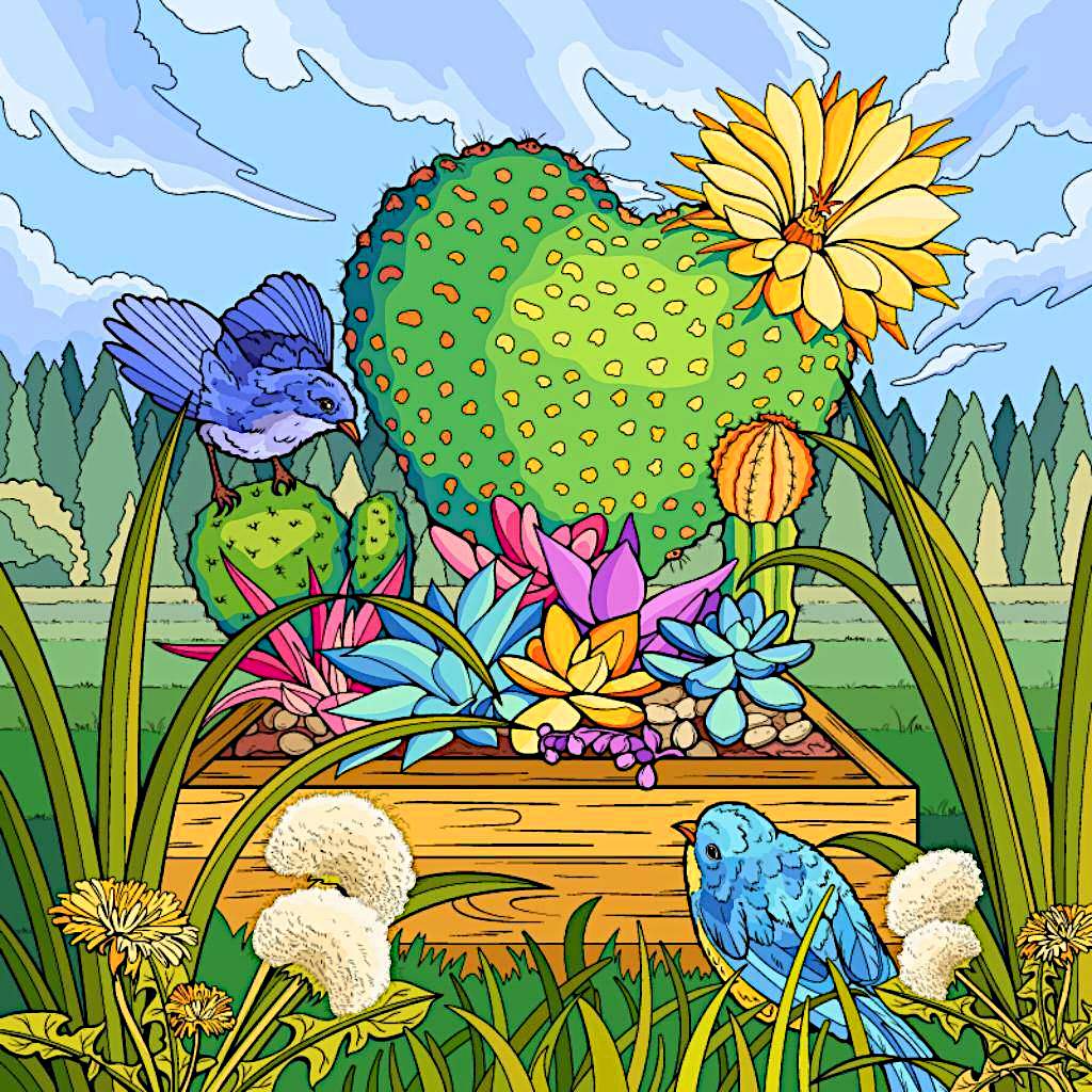 Solve Prickly Pear jigsaw puzzle online with 306 pieces