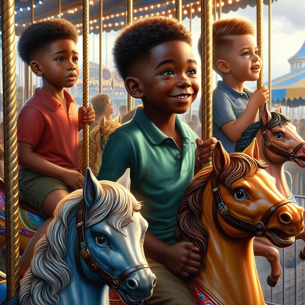 Solve Carousel jigsaw puzzle online with 64 pieces