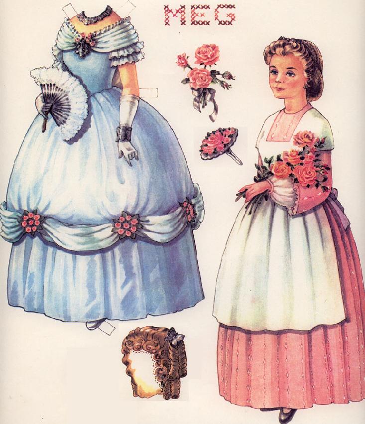 Solve Paper Doll ~ (Meg from ''Little Women'') jigsaw puzzle online ...