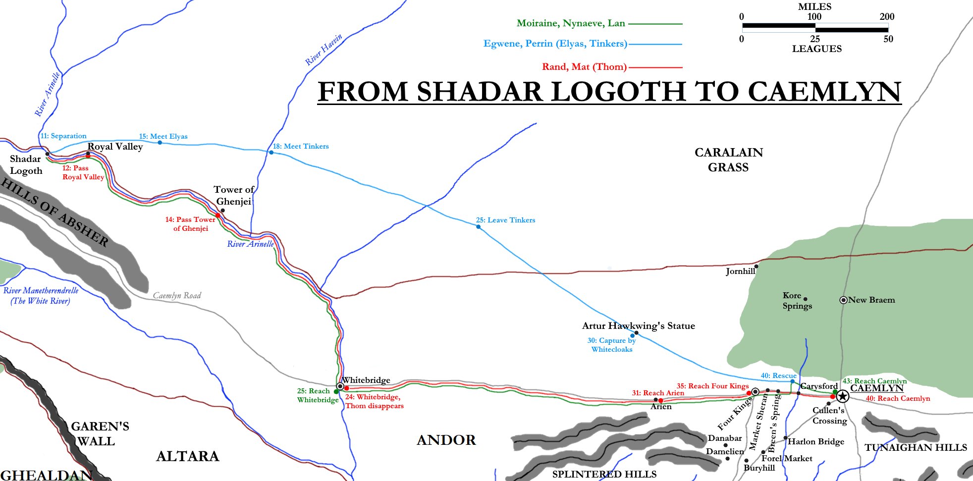 Solve Wheel of Time Shadar Logoth to Caemlyn jigsaw puzzle online with ...