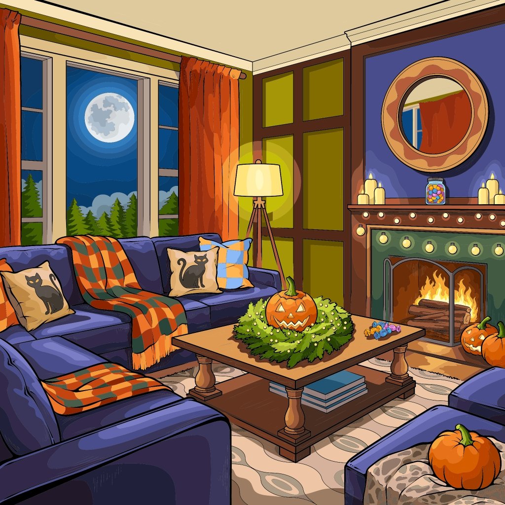 Jigsaw Puzzle | 306 pieces | A Little Fall Decorating | Jigidi