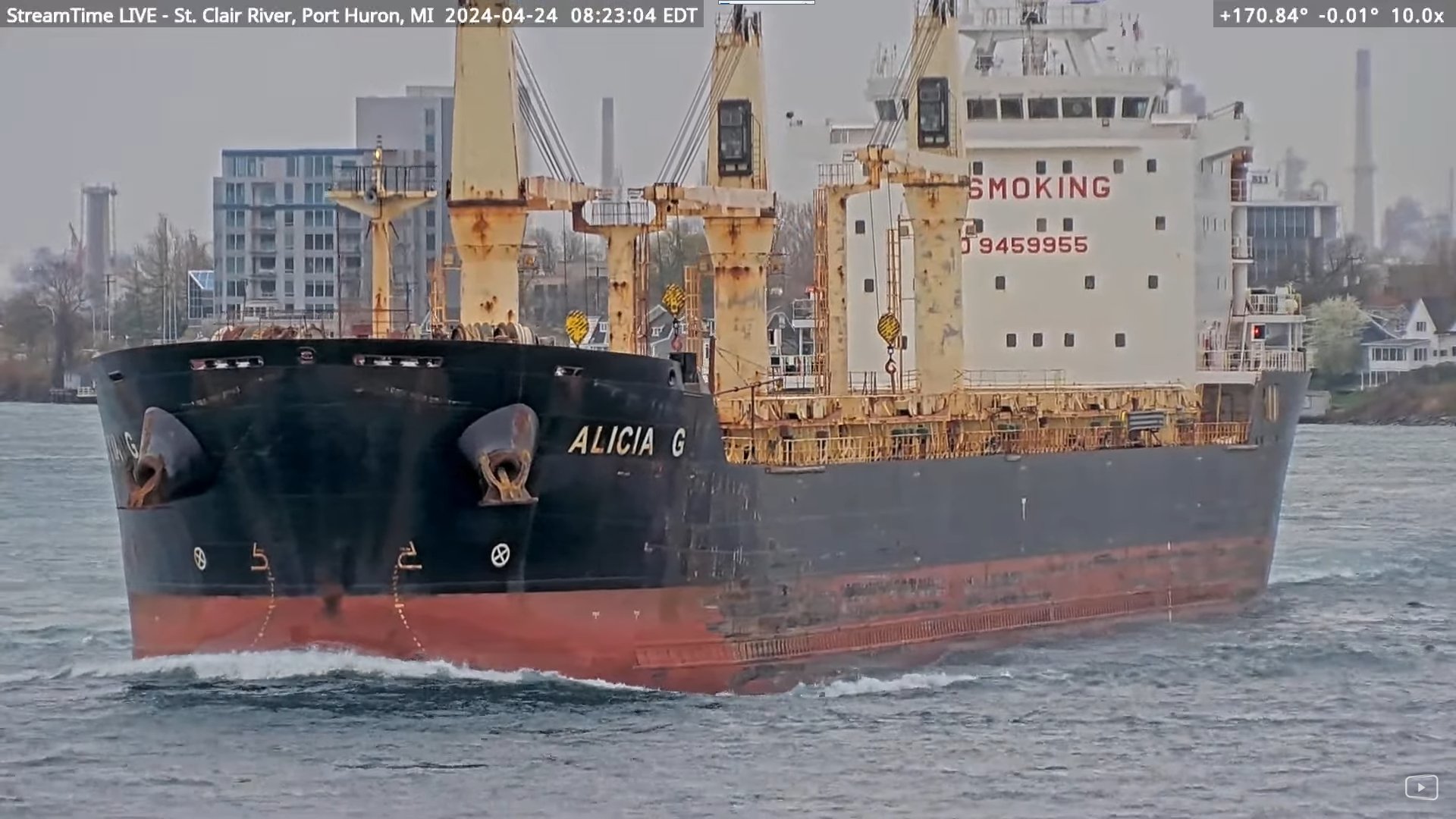 Solve Alicia G - Ocean-Going Freighter - Port Huron, MI (2024-04-24 ...