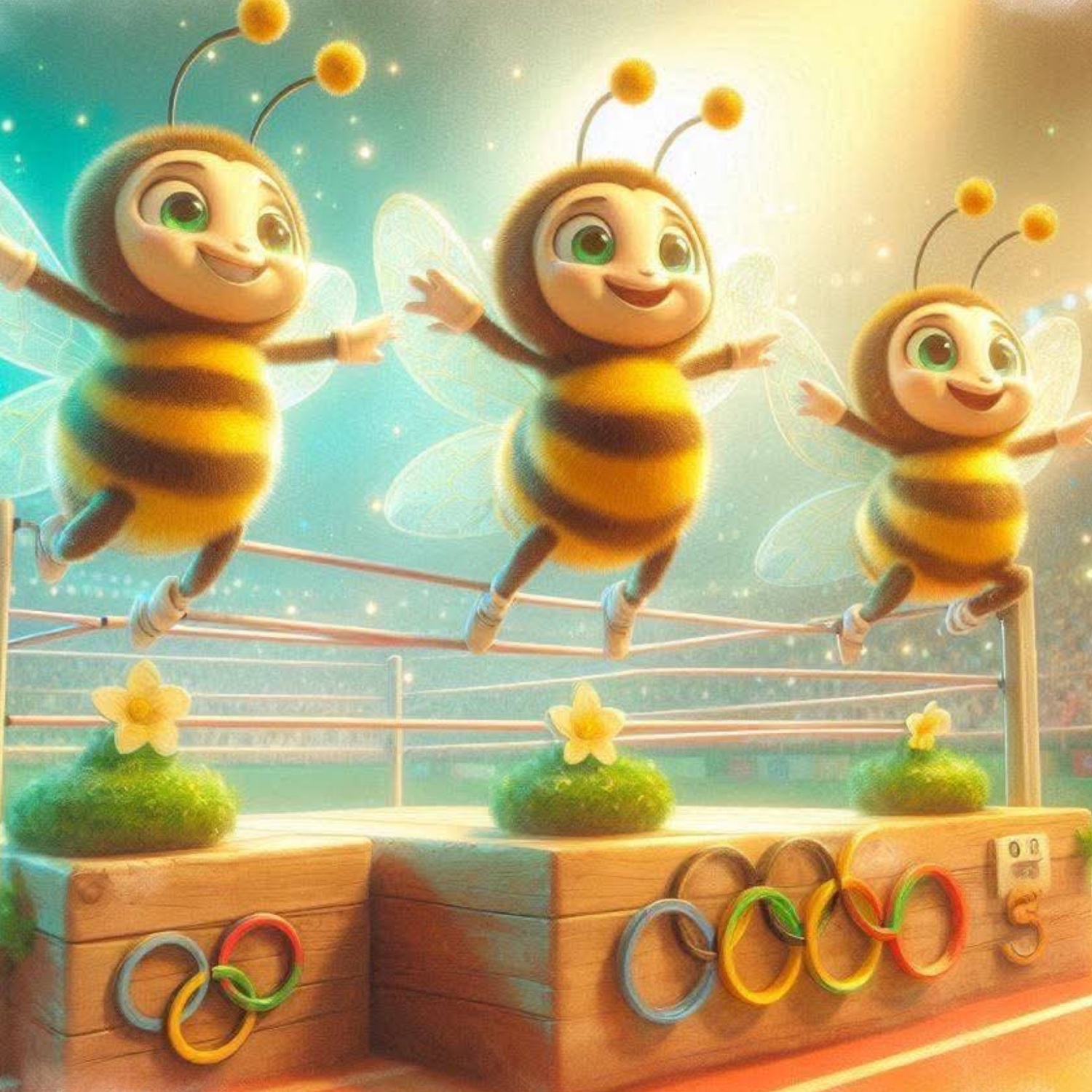 Solve At The Olympics jigsaw puzzle online with 64 pieces