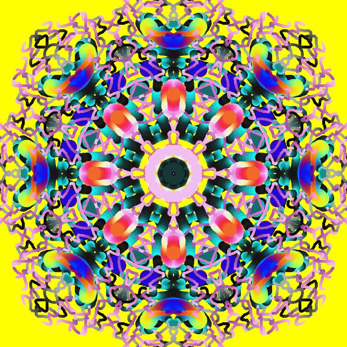 Solve Frizzy Scribble jigsaw puzzle online with 25 pieces