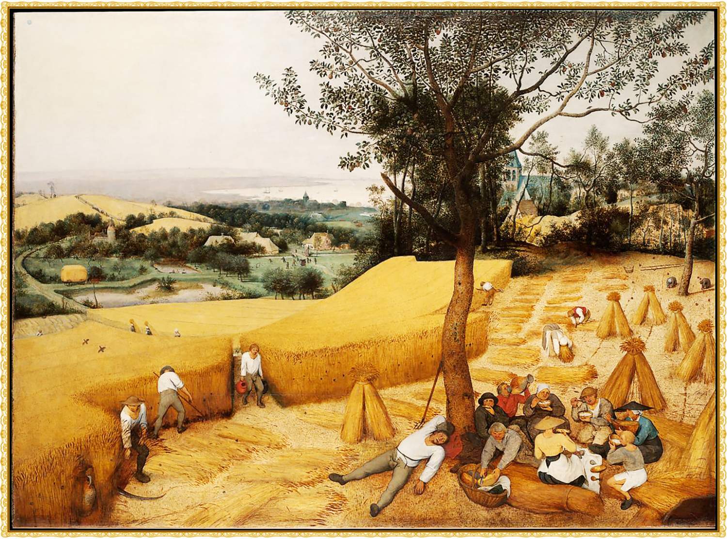 Solve The Harvesters - Pieter Bruegel the Elder 1565 jigsaw puzzle ...