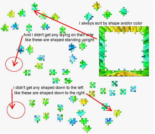 Solve surprise shapes that are missing jigsaw puzzle online with 9 pieces
