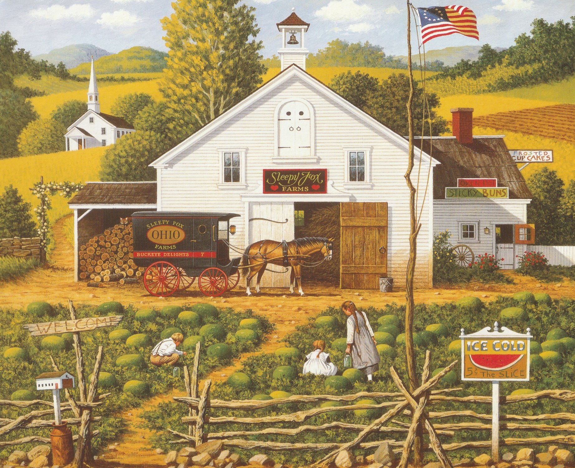 Solve Catching Bugs {Charles Wysocki} jigsaw puzzle online with 195 pieces