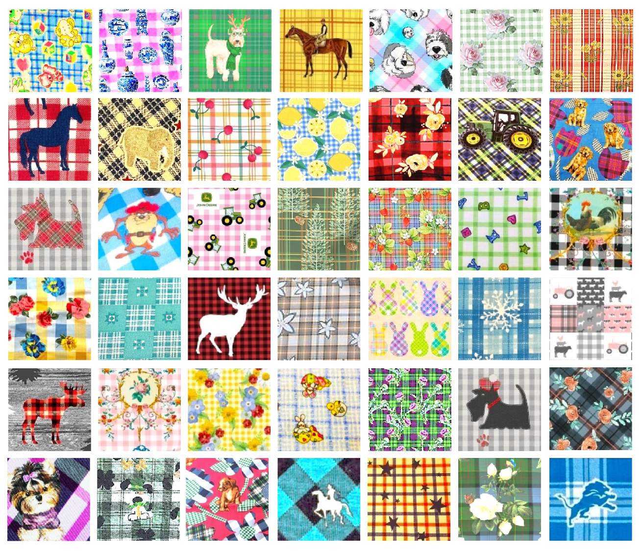 Solve PATCHWORK PLAID PLUS jigsaw puzzle online with 72 pieces