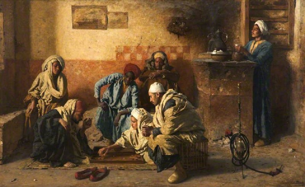 Solve Tric-Trac Players 1886 Leopold Carl Müller (1834–1892) jigsaw ...