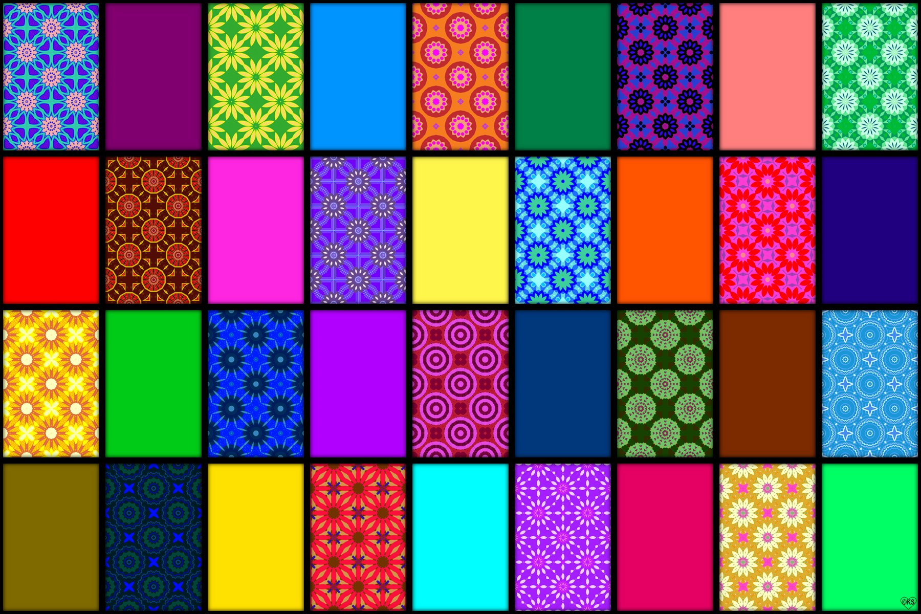 Solve Pattern + Plain Tiles!! ~ L jigsaw puzzle online with 198 pieces
