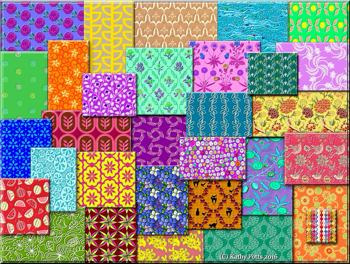 Solve Layered Colors Playing Around jigsaw puzzle online with 80 pieces