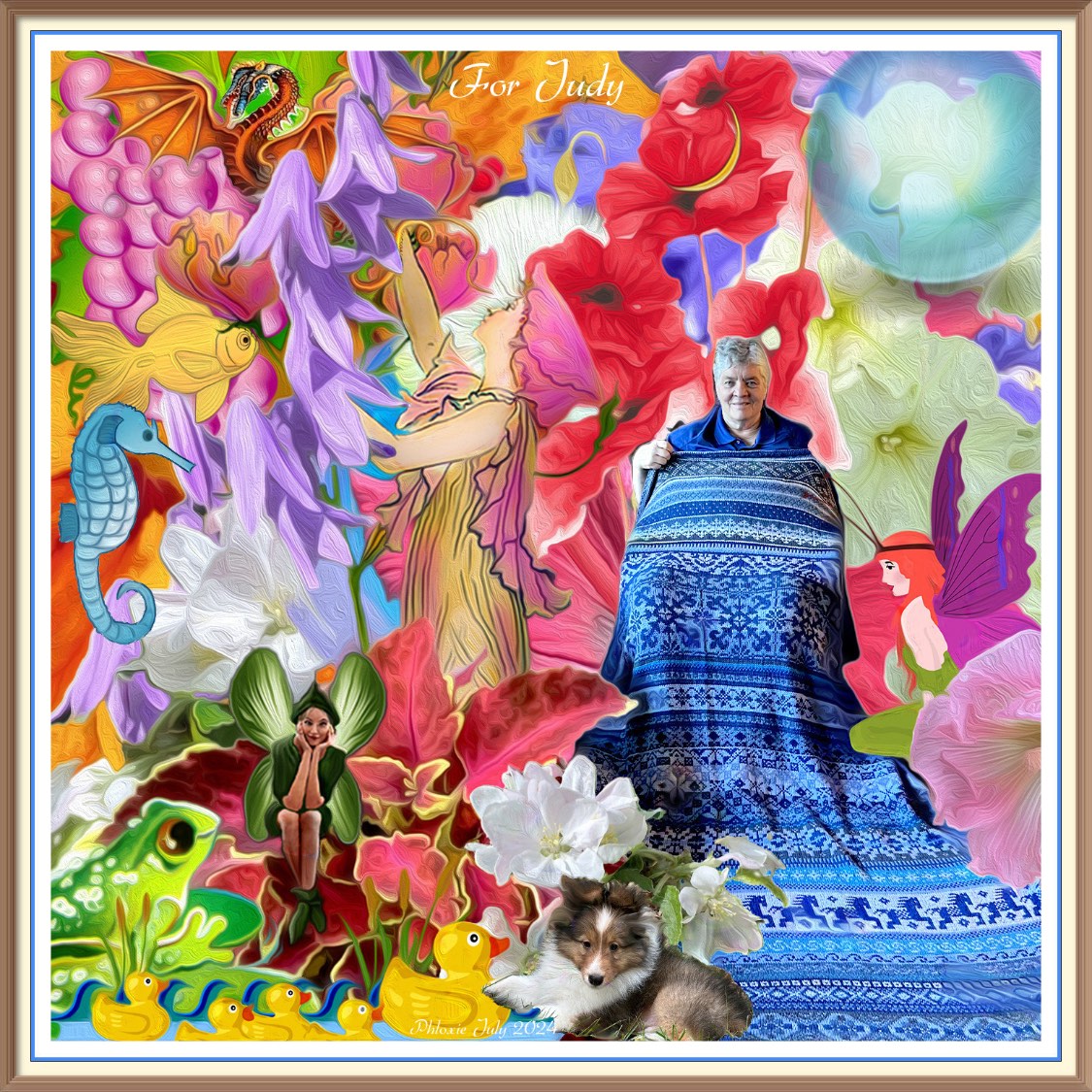 Solve For Judy jigsaw puzzle online with 16 pieces