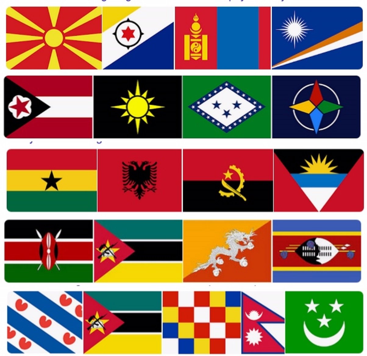 Solve Flag Trivia. jigsaw puzzle online with 196 pieces