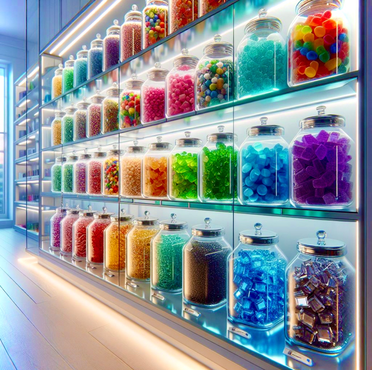 Solve Secret Candy Stash jigsaw puzzle online with 64 pieces