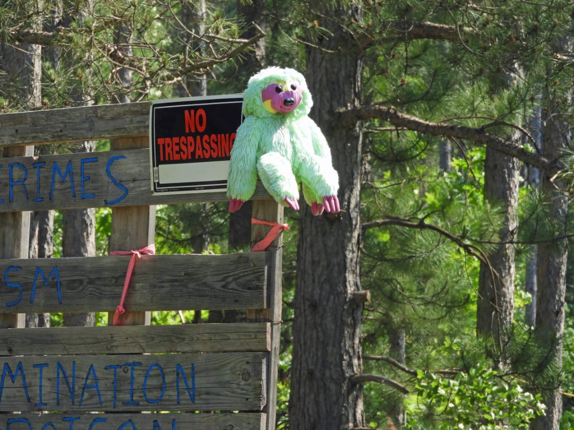 Solve Strange security guard jigsaw puzzle online with 20 pieces