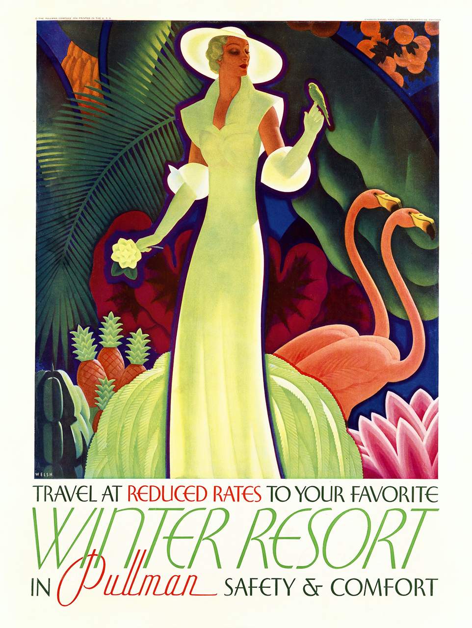 Solve Winter Resort, ca 1935, by William P. Welsh (American, 1889-1984 ...