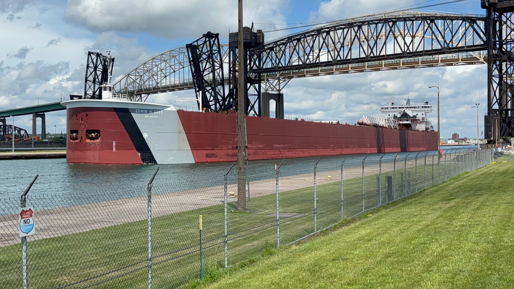 Solve Edwin H Gott at the West Pier 6-29-24 jigsaw puzzle online with ...