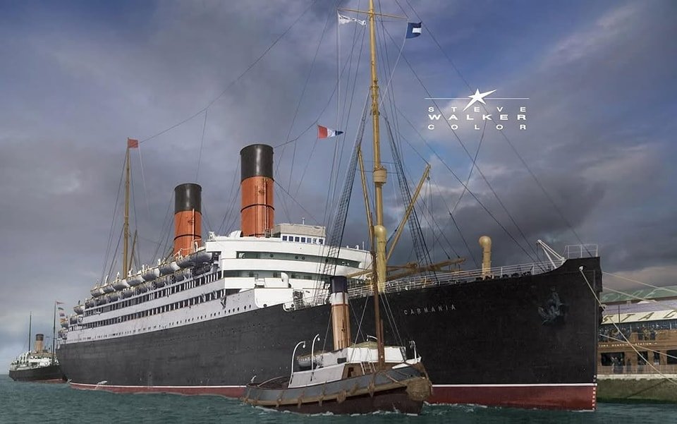 Solve RMS Carmania jigsaw puzzle online with 24 pieces