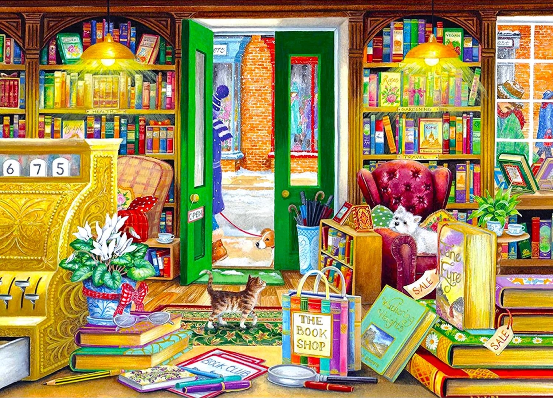 Solve Book Store jigsaw puzzle online with 352 pieces