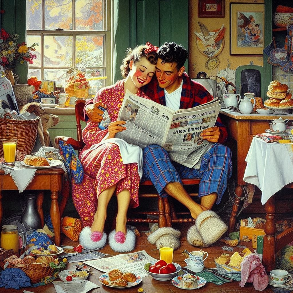 Solve Newlywed Clutter-scape jigsaw puzzle online with 306 pieces