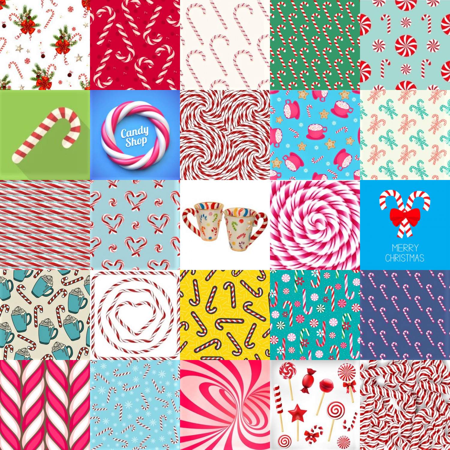 Solve Candy Cane Christmas jigsaw puzzle online with 324 pieces