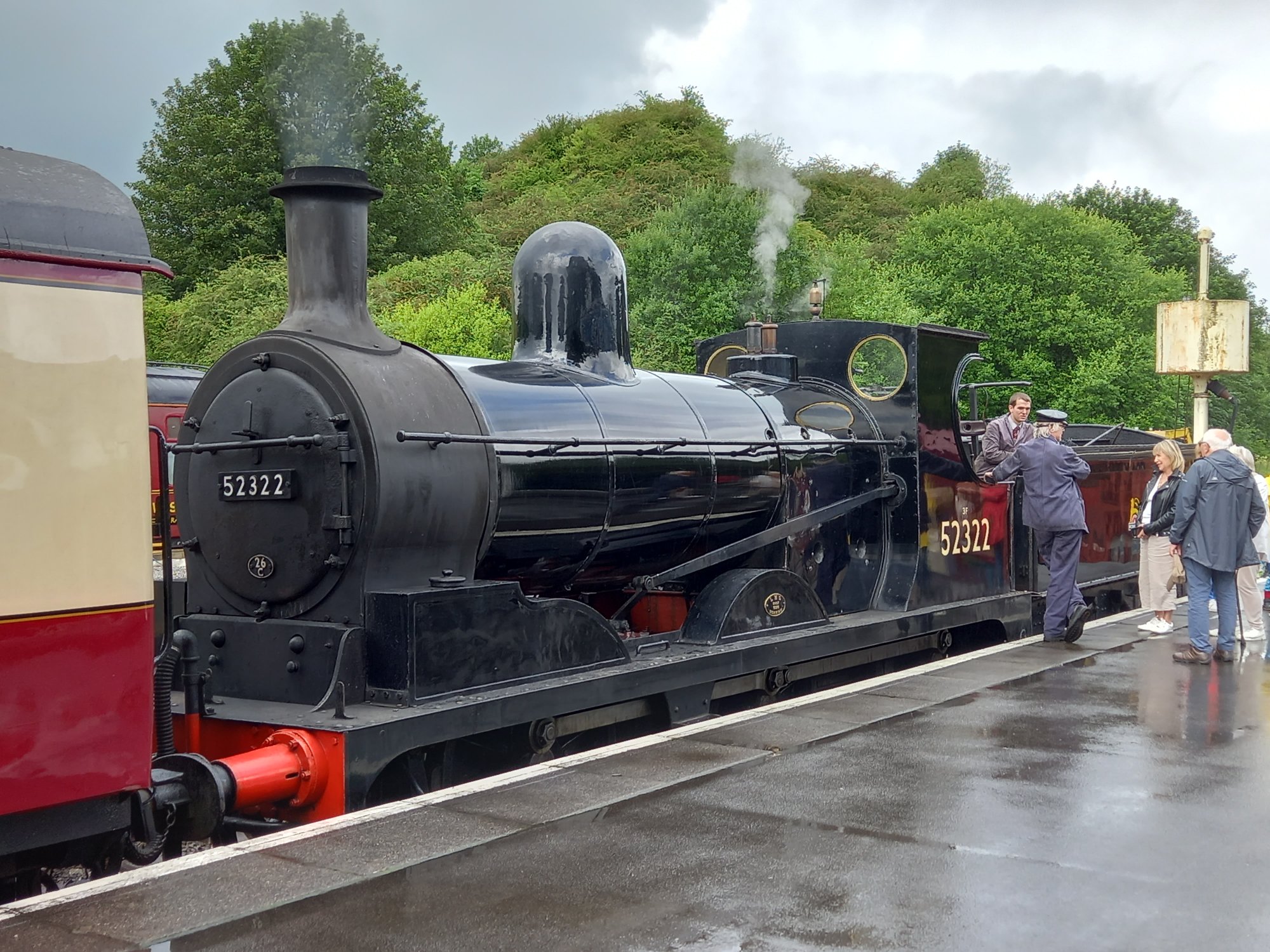 Solve LMS 3F 0-6-0 52322 jigsaw puzzle online with 88 pieces