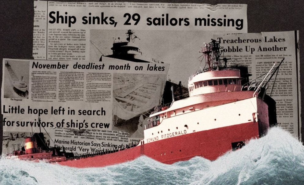 Solve Edmund Fitzgerald jigsaw puzzle online with 54 pieces