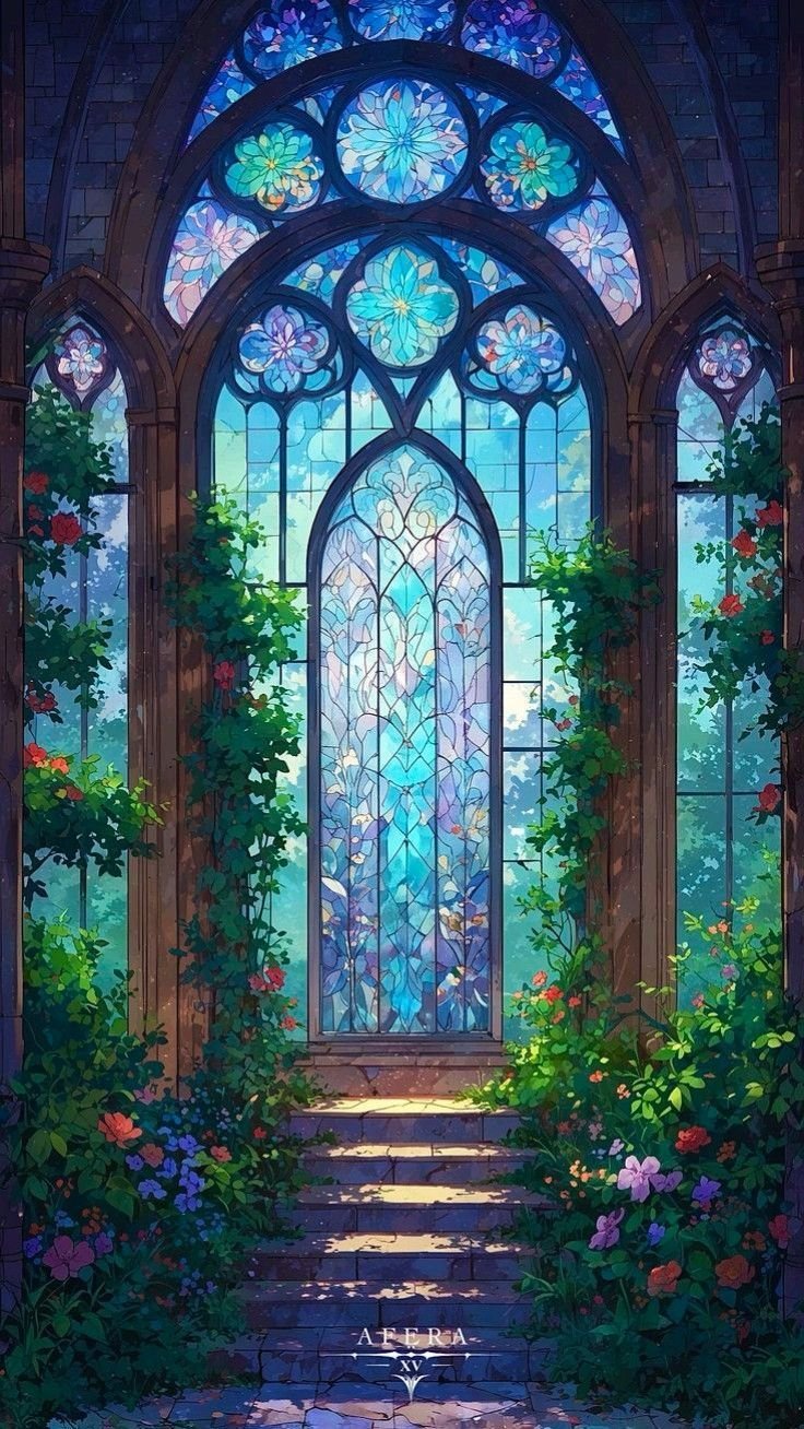 Solve stained glass window jigsaw puzzle online with 112 pieces