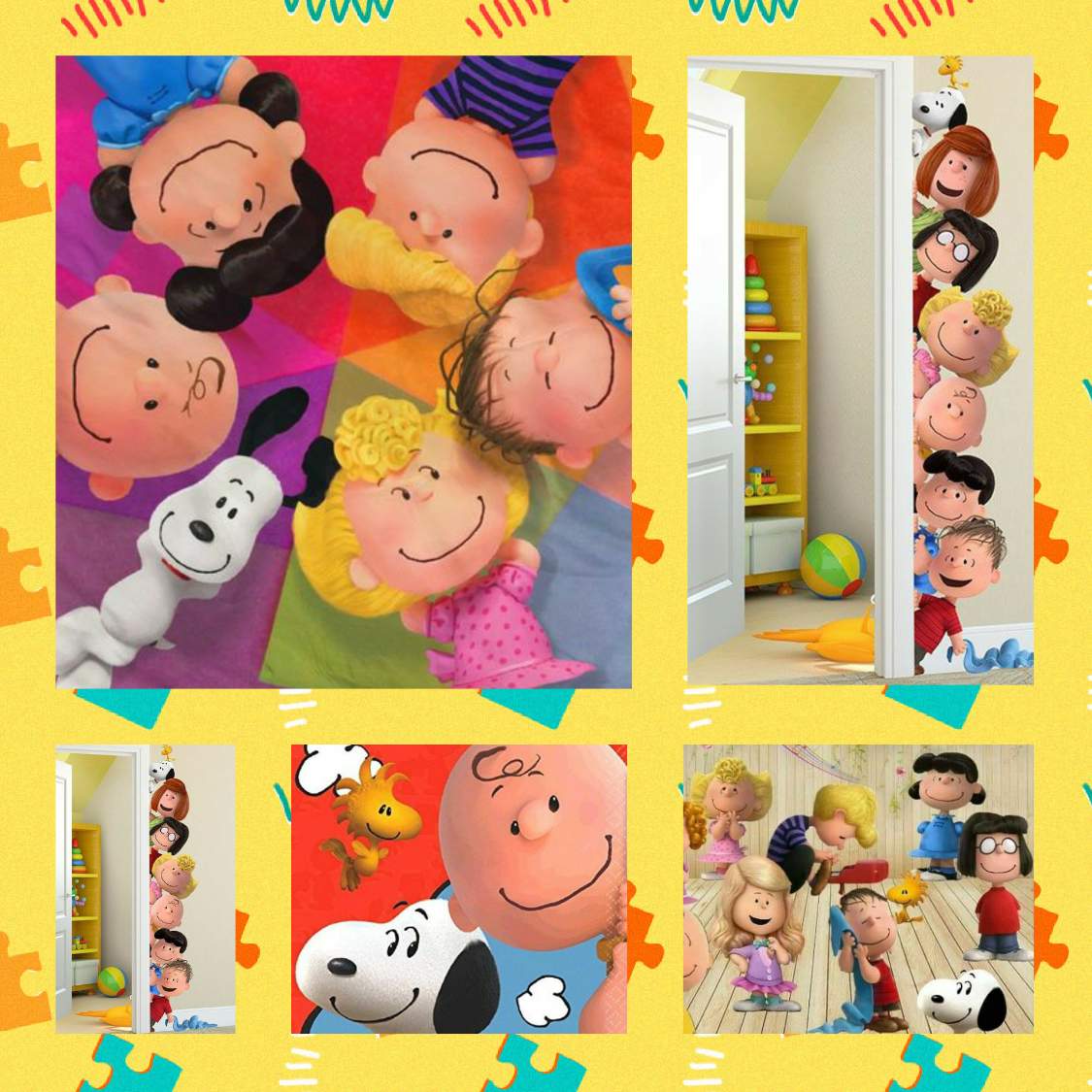 Solve Charlie Brown & Friends jigsaw puzzle online with 81 pieces