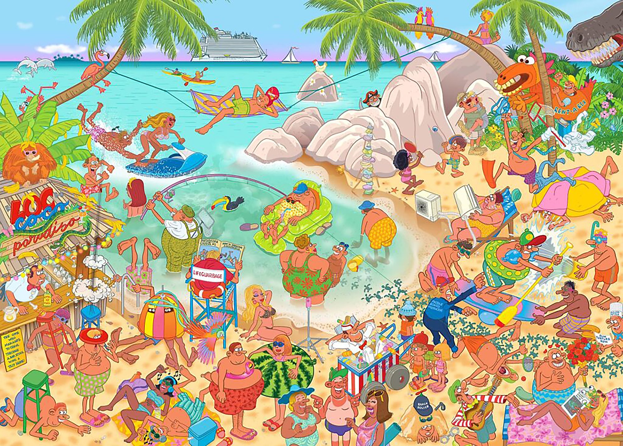 Solve Loco Coco Paradiso jigsaw puzzle online with 352 pieces