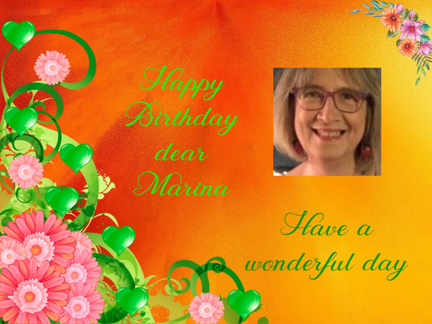 Solve Happy Birthday dear Marina (MarinaNephele) jigsaw puzzle online ...