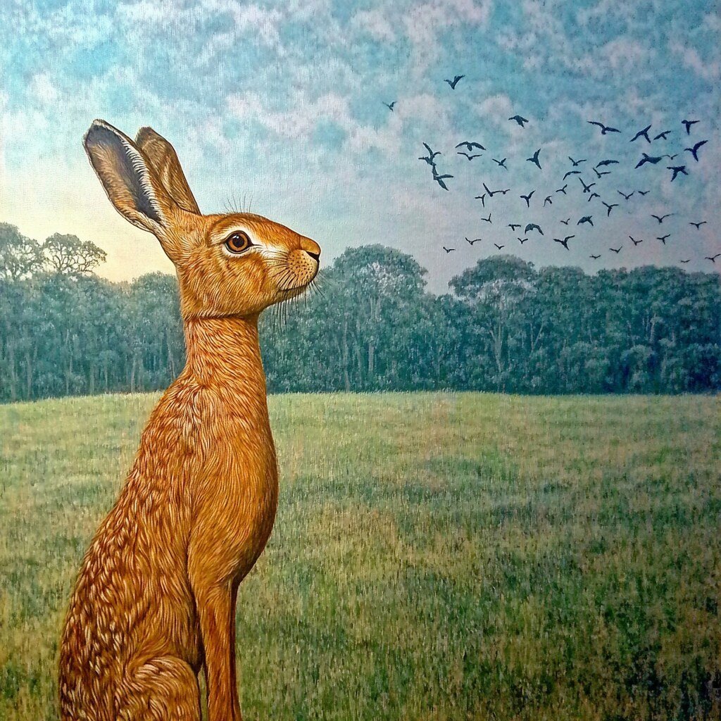 Solve Hare jigsaw puzzle online with 36 pieces